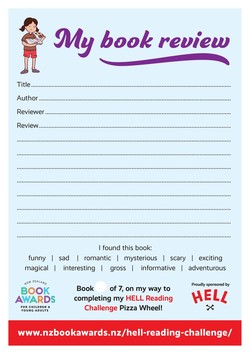 The HELL Reading Challenge | New Zealand Book Awards Trust